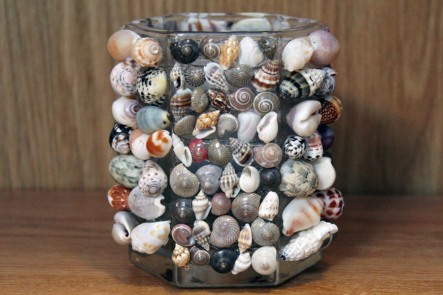 Shell Votive Candle - Sea Treasure by Patrice