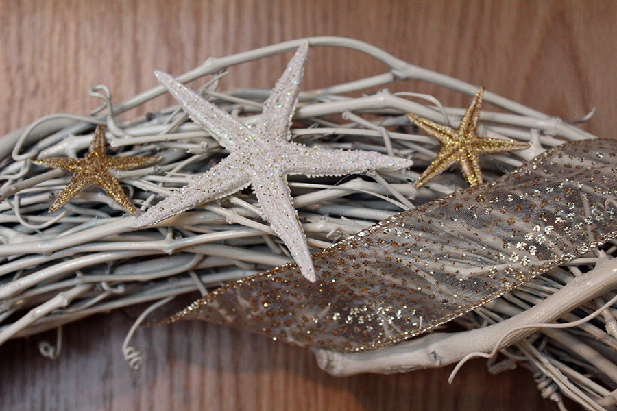 Grapevine Shell Wreath - Sea Treasure by Patrice