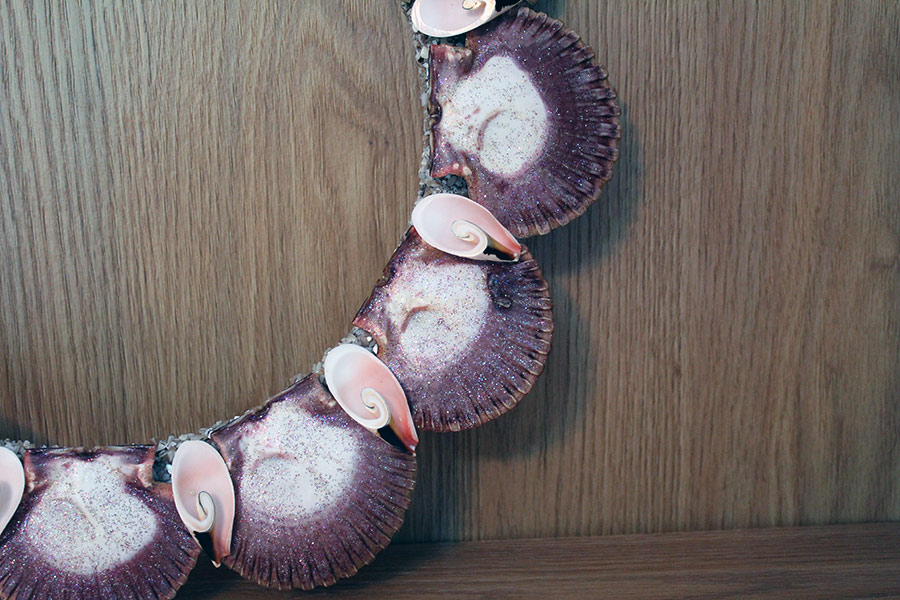Scallop Shell Wreath - Sea Treasure by Patrice