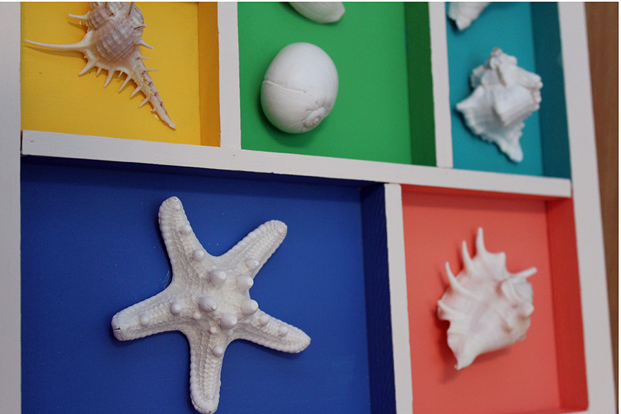 Shell Wall Collage - Sea Treasure by Patrice