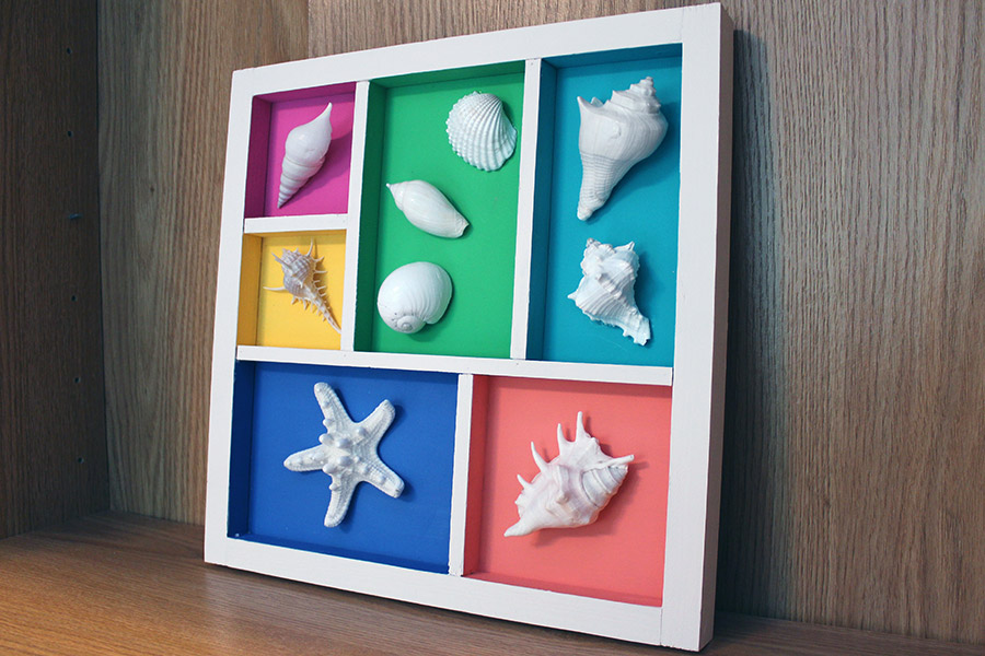 Shell Wall Collage - Sea Treasure by Patrice