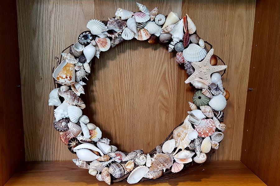 Shell Wreath - Sea Treasure by Patrice